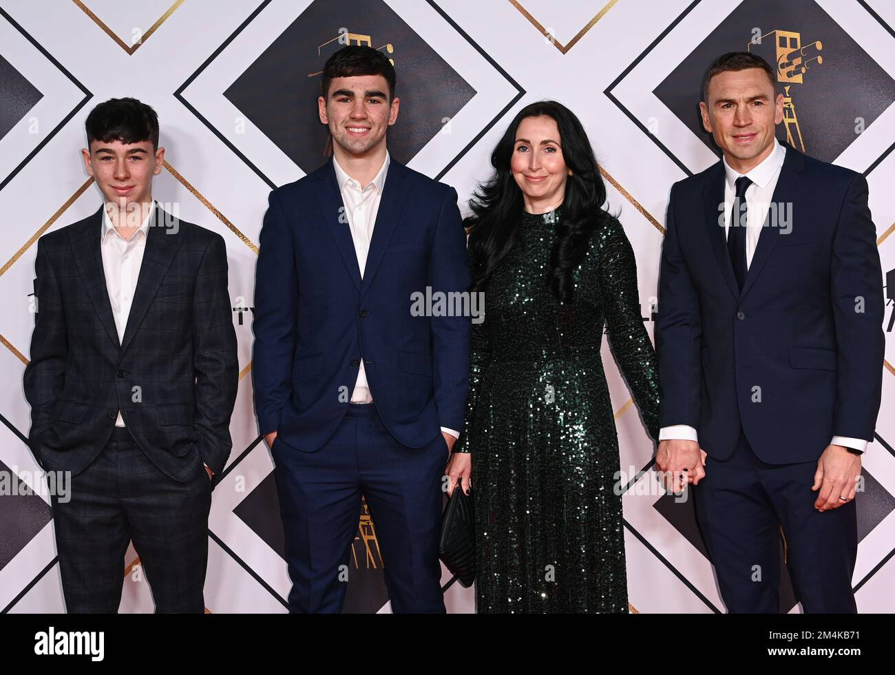 December 21st, 2022, London, UK. Kevin Sinfield and family arriving at ...
