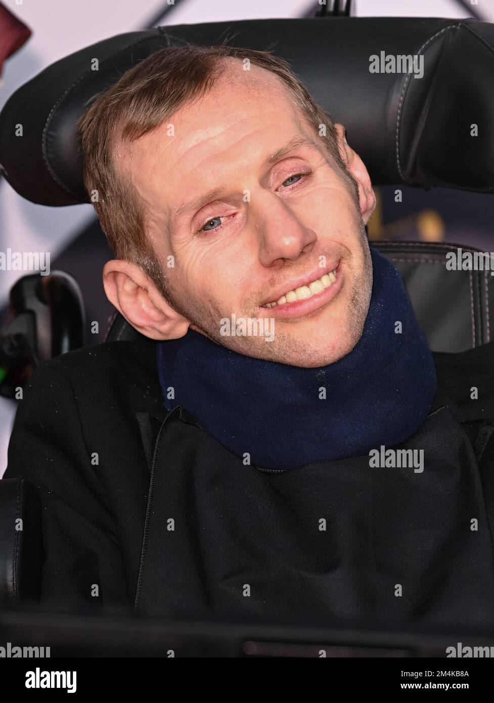 December 21st, 2022, London, UK. Rob Burrow arriving at the BBC Sports ...