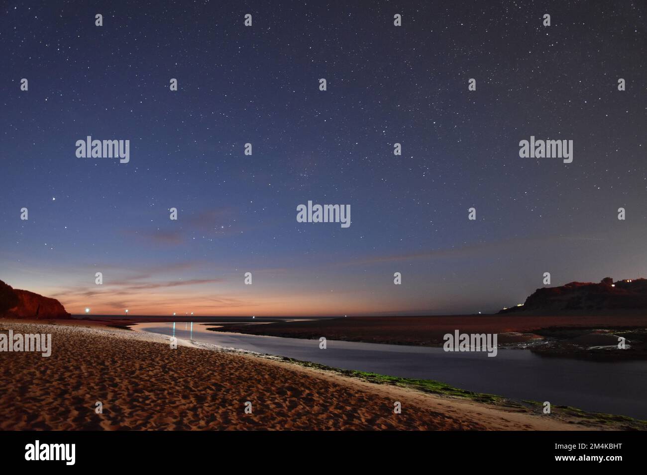 Hayle estuary twilight Stock Photo - Alamy