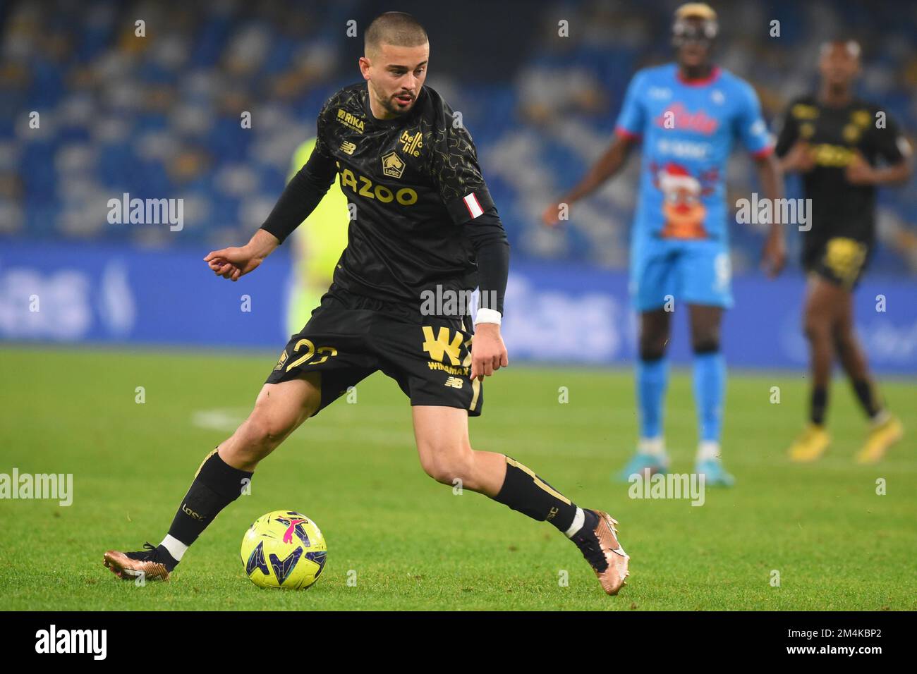 Edon Zhegrova of Lille in action during the friendly football match SSC ...