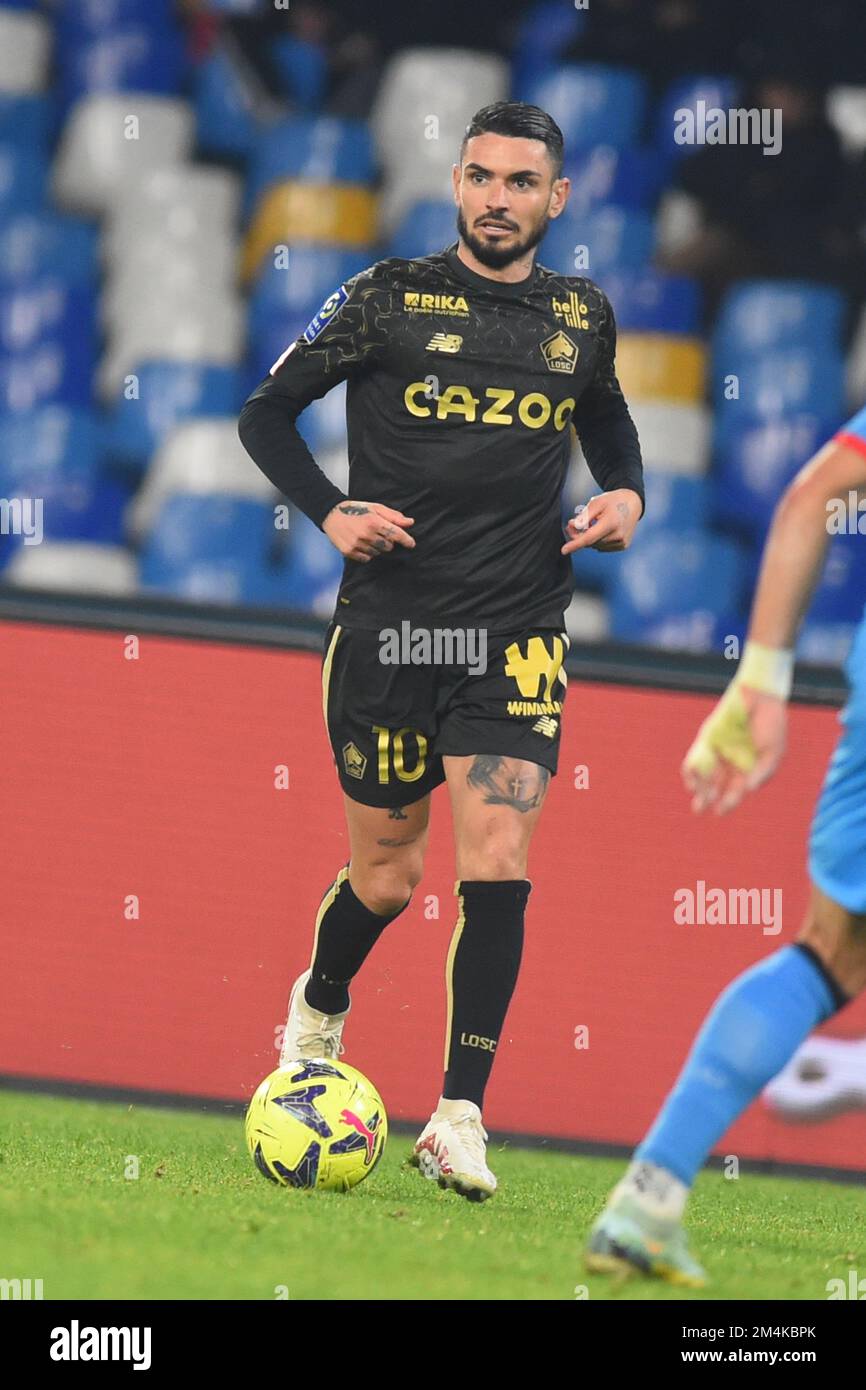 Remy Cabella of Lille in action during the friendly football match SSC ...