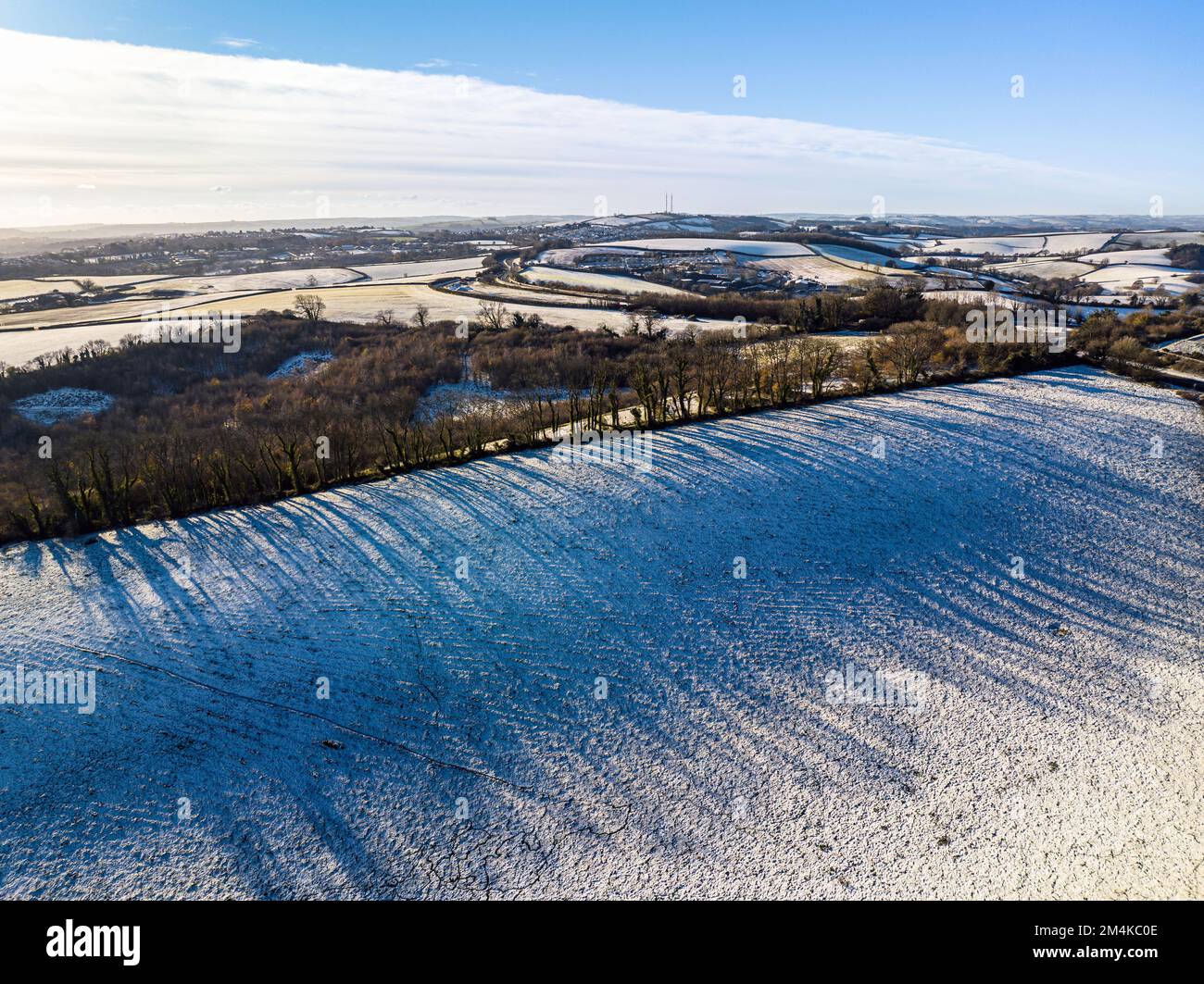 Aerial view of uk farms and agriculture hi-res stock photography and ...