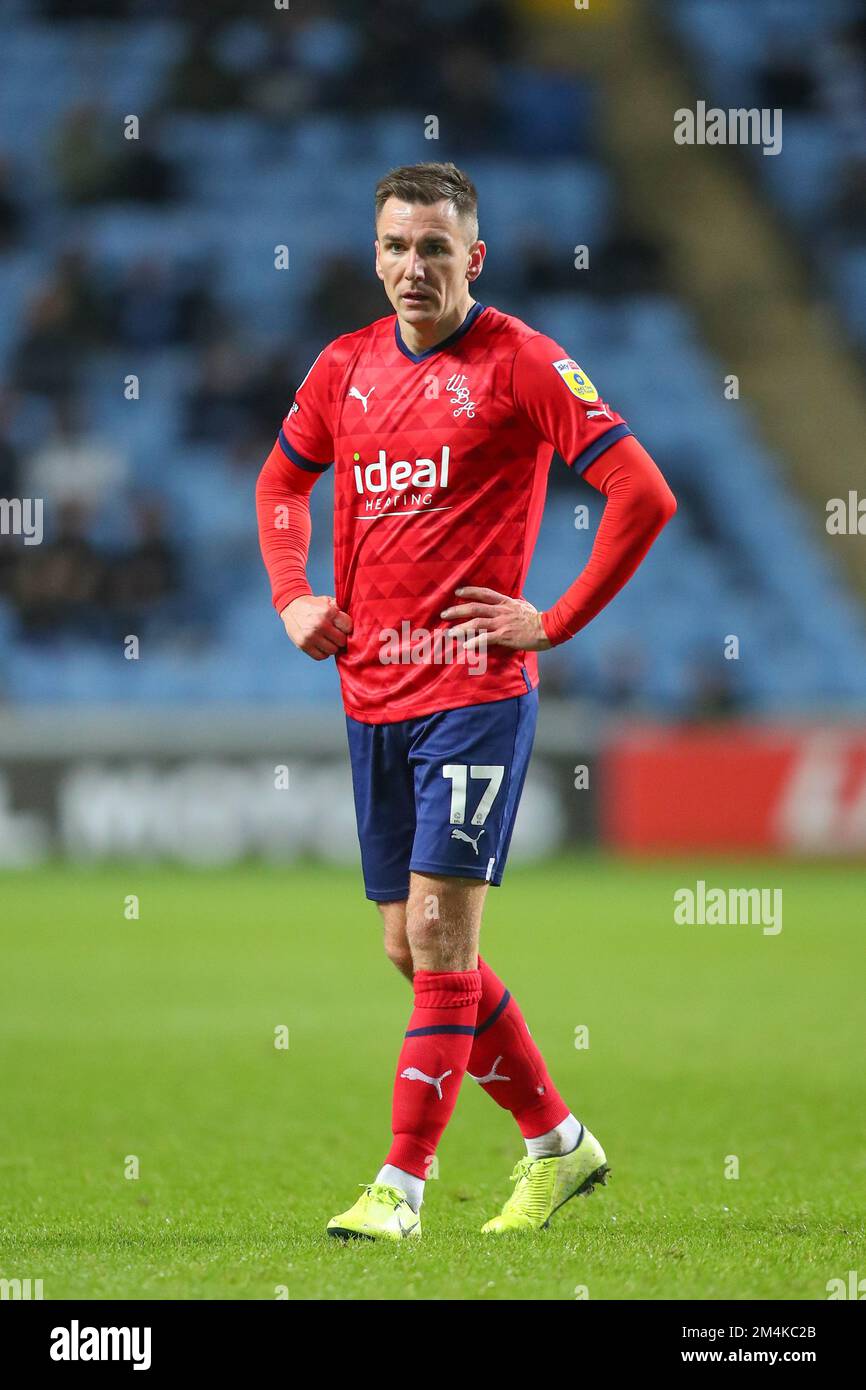 Jed Wallace #17 of West Bromwich Albion during the Sky Bet Championship ...