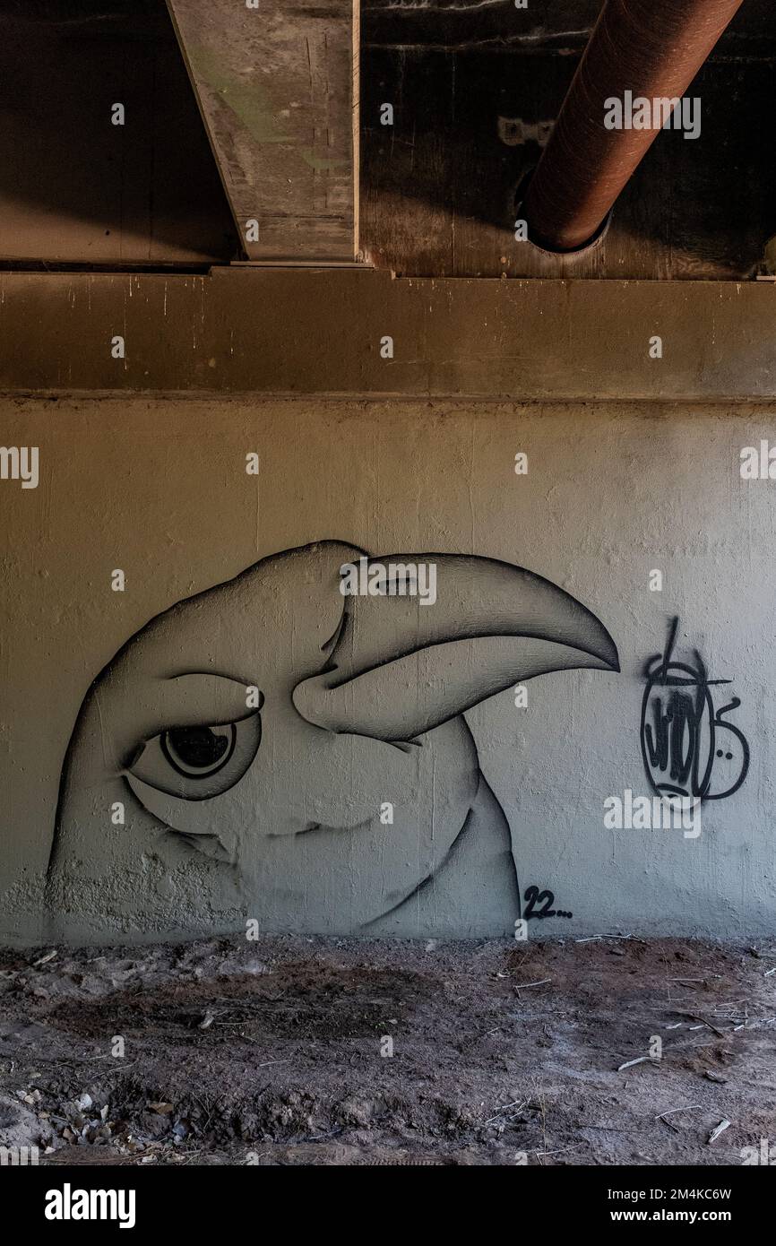 graffiti under Central Avenue (a.k.a. Route 66) through Albuquerque ...