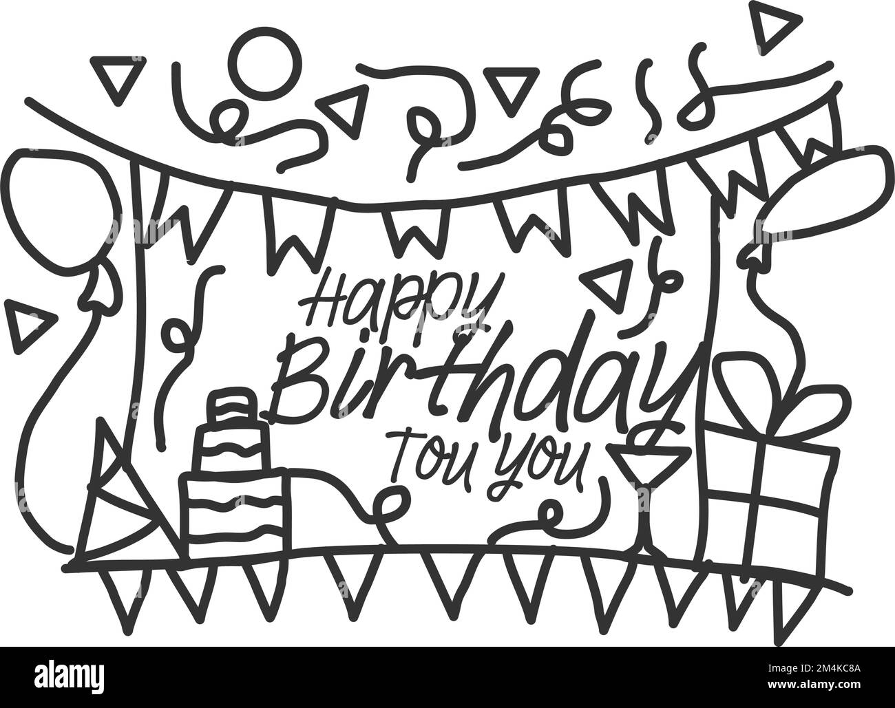 Happy birthday celebration greeting vector background design Vector ... Happy birthday celebration greeting vector background design Vector ...