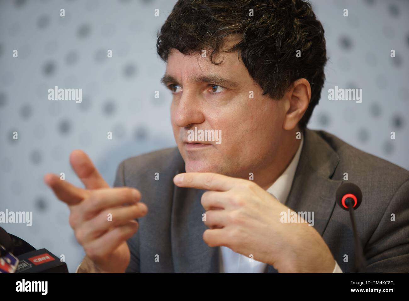 Bucharest, Romania - December 09, 2022: Nicusor Dan, the Mayor of ...