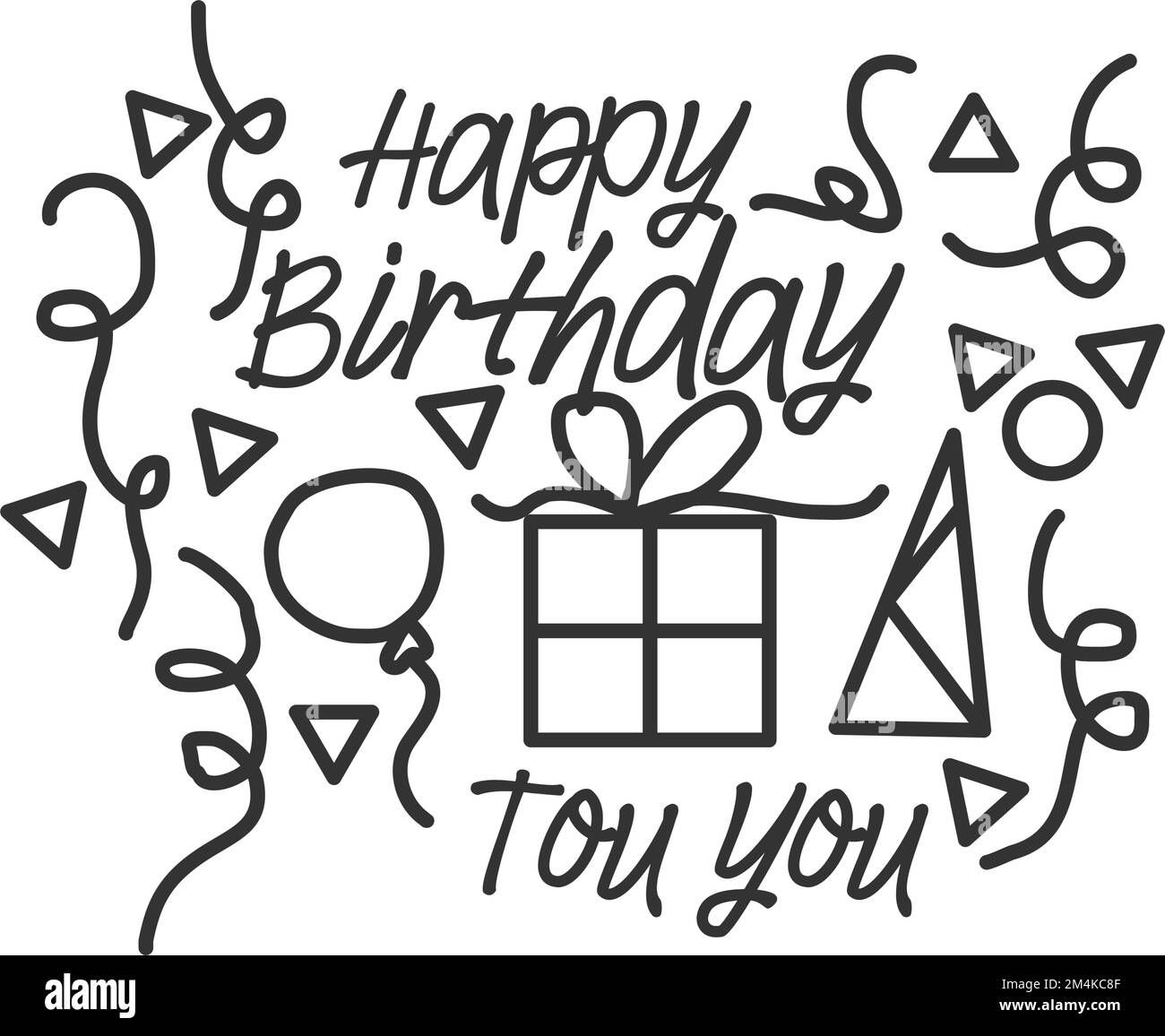 Happy birthday celebration greeting vector background design Vector ... Happy birthday celebration greeting vector background design Vector ...