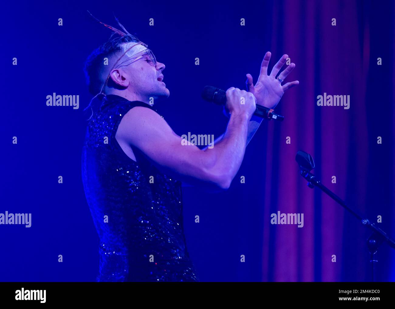 Mitch Tambo performing in Melbourne, Australia Stock Photo - Alamy
