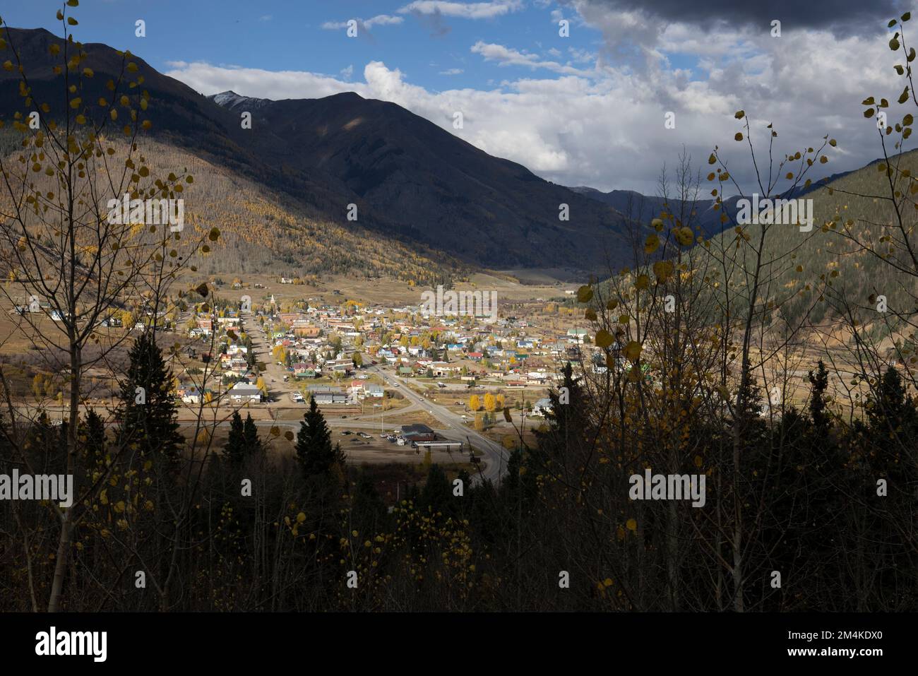 Silverton, Colorado a small town in the San Juan Mountains along the ...