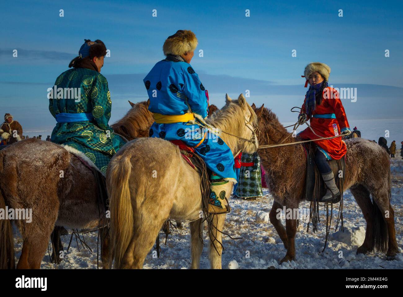 (FILE) A view of the life of Buryats, an ancient Mongolian tribe, in ...