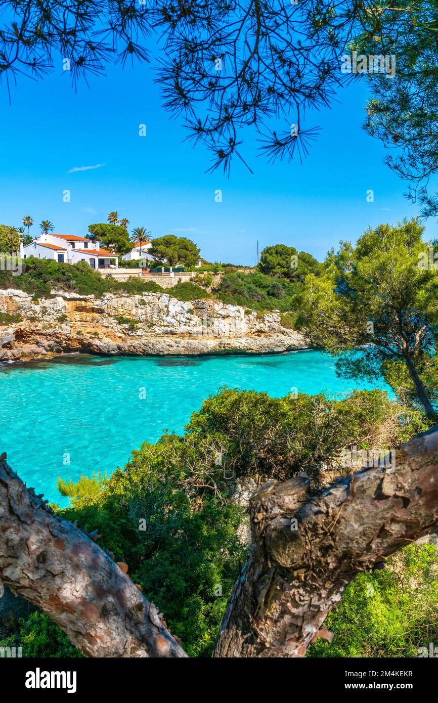 Cala Mandia beach holidays Mallorca Stock Photo - Alamy