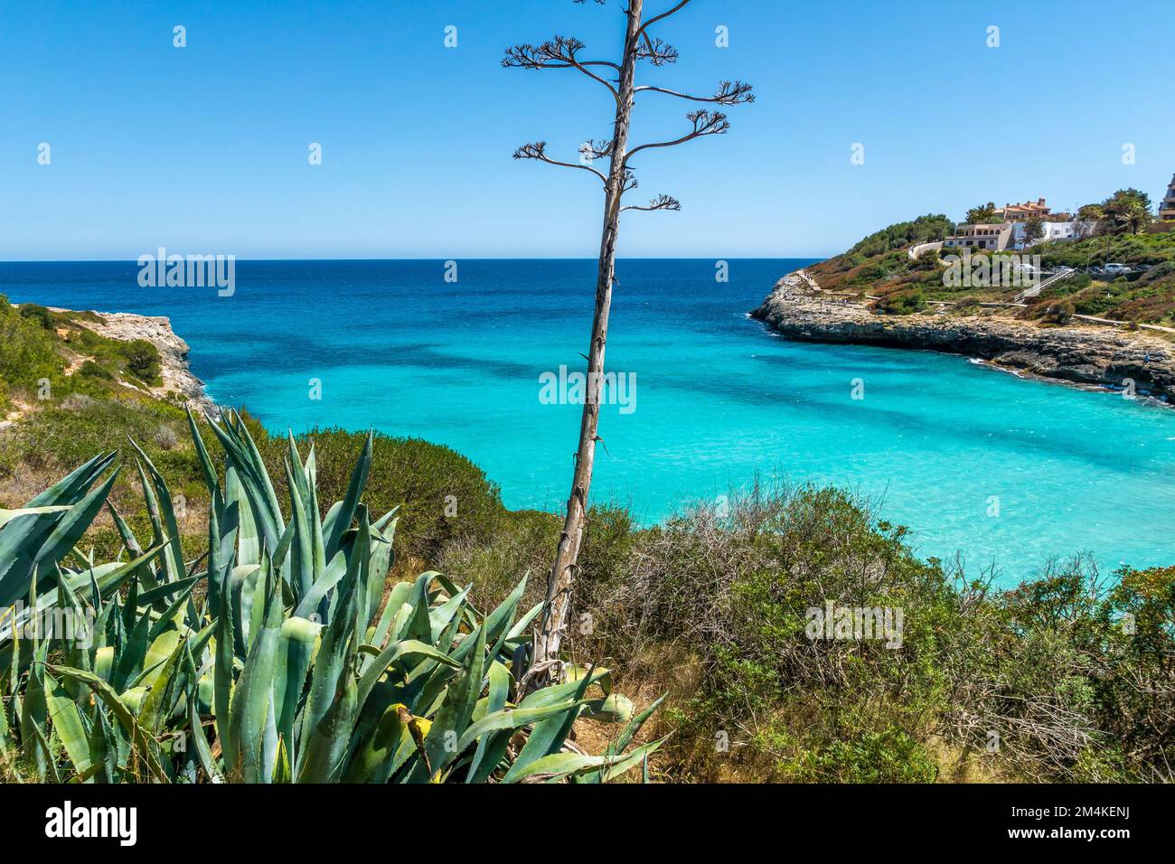 Cala Mandia beach holidays Mallorca Stock Photo - Alamy