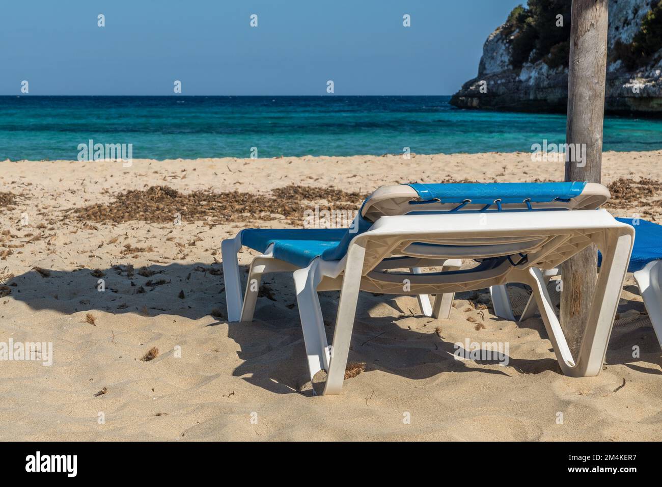 Cala Mandia beach holidays Mallorca Stock Photo - Alamy