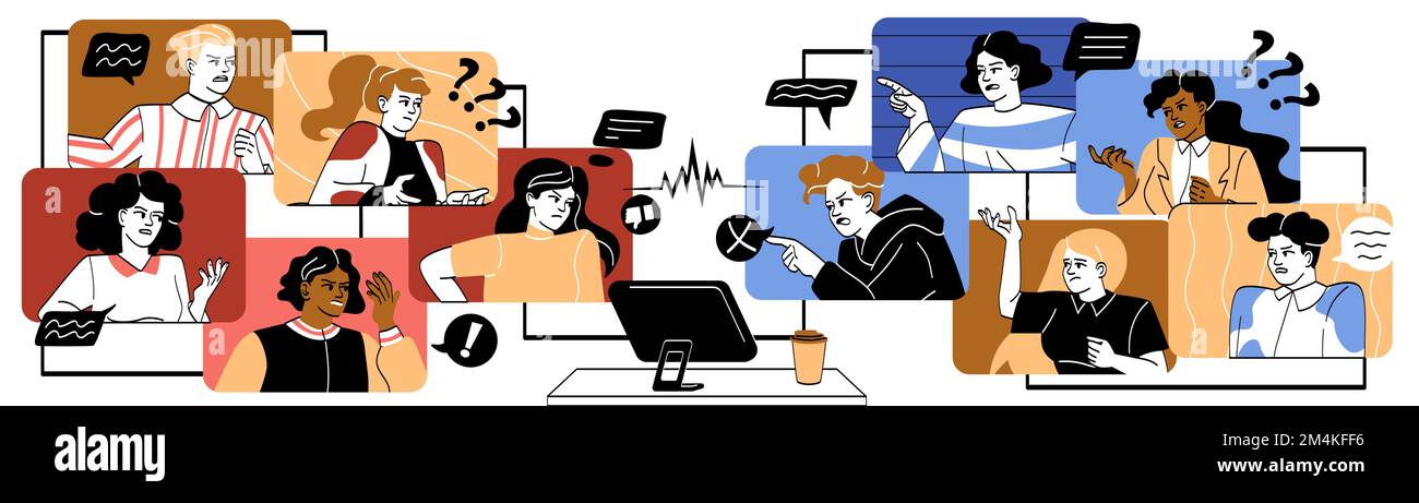 Business opponents Stock Vector Images - Alamy