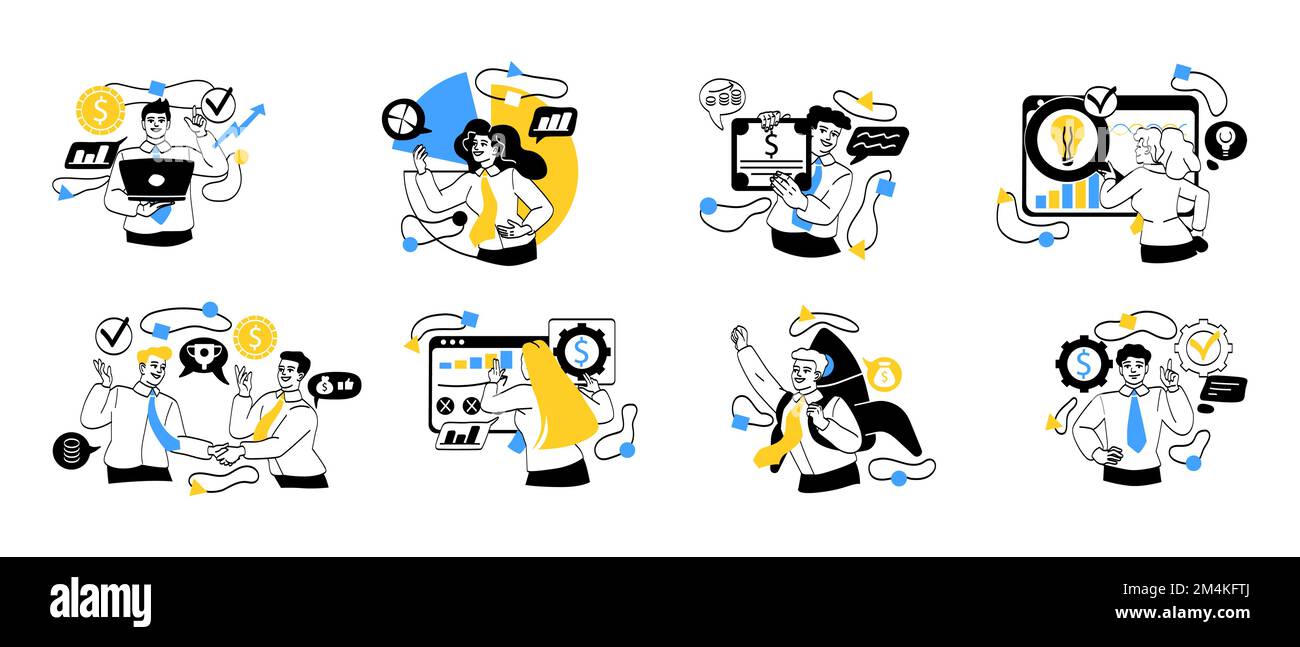 Rich people activity Cut Out Stock Images & Pictures - Alamy