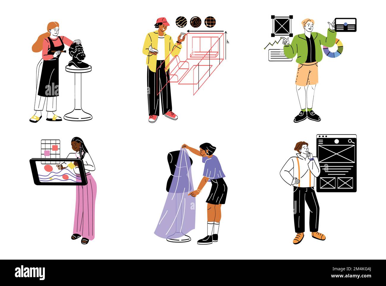 Set of different designers Stock Vector Image & Art - Alamy