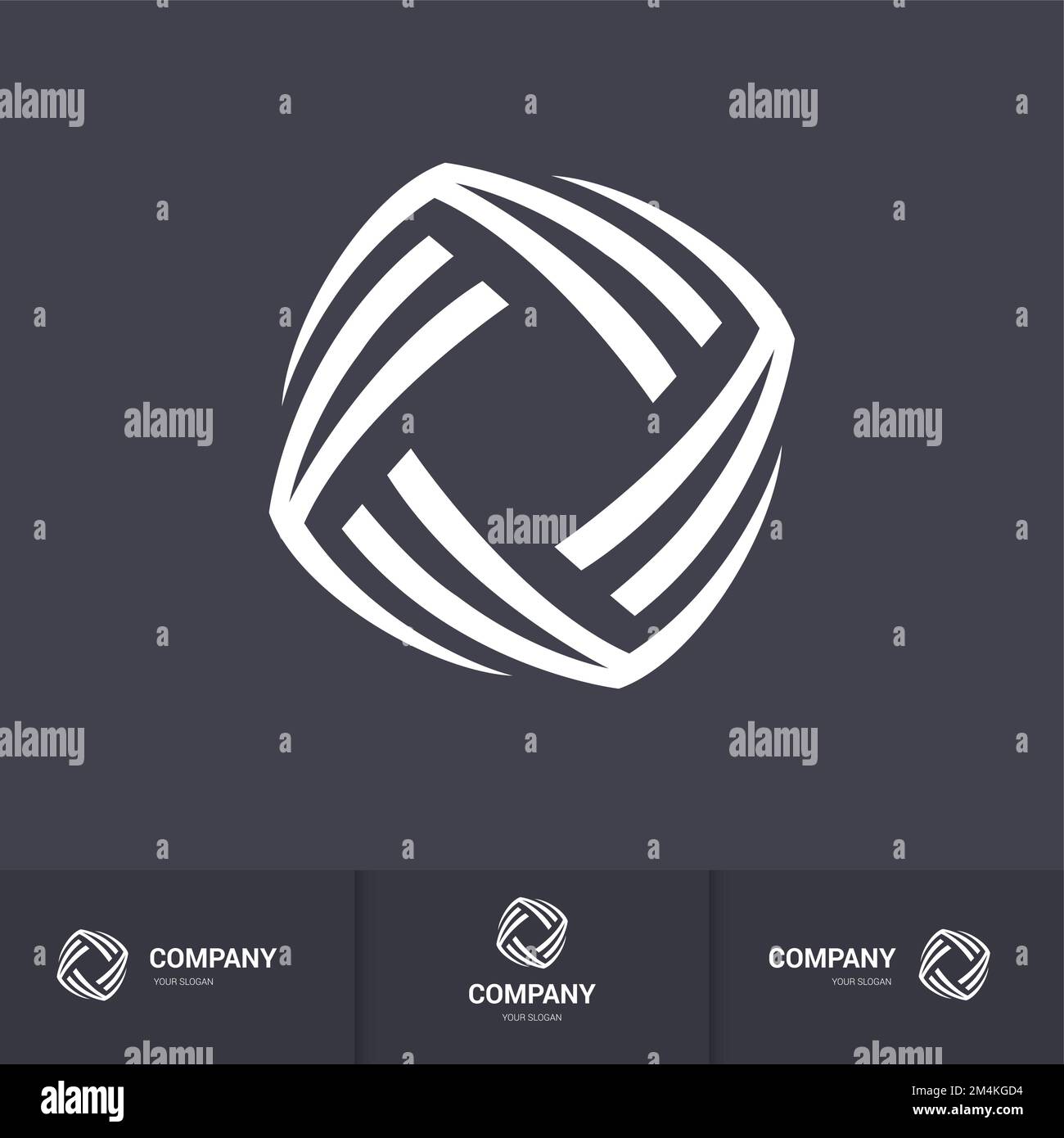 Complex Geometric Contemporary Element. Logo Design for Business ...