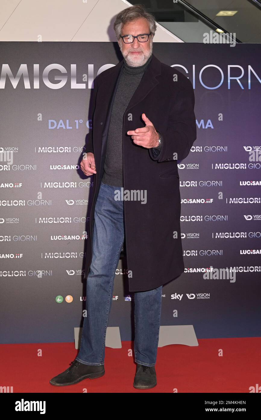 Max Tortora attends the red carpet of the movie "I migliori giorni" at ...