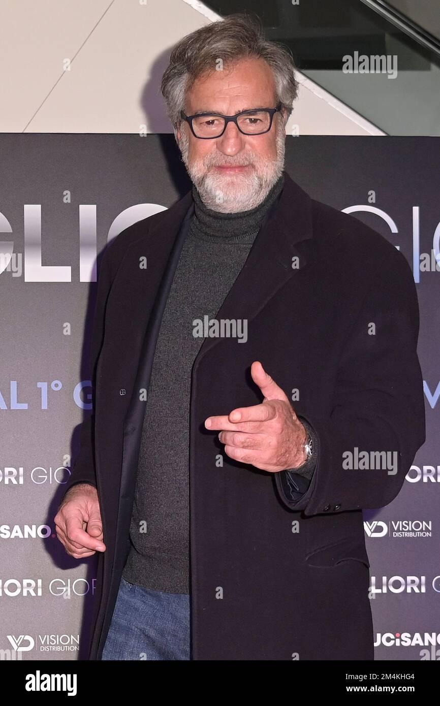 Max Tortora attends the red carpet of the movie "I migliori giorni" at ...