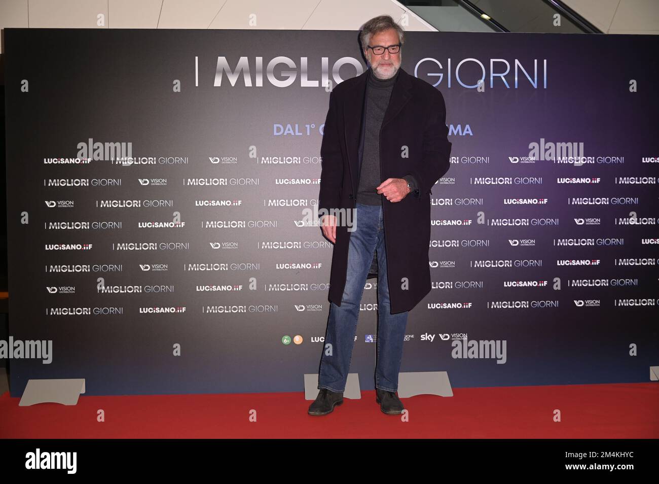 Max Tortora attends the red carpet of the movie "I migliori giorni" at ...