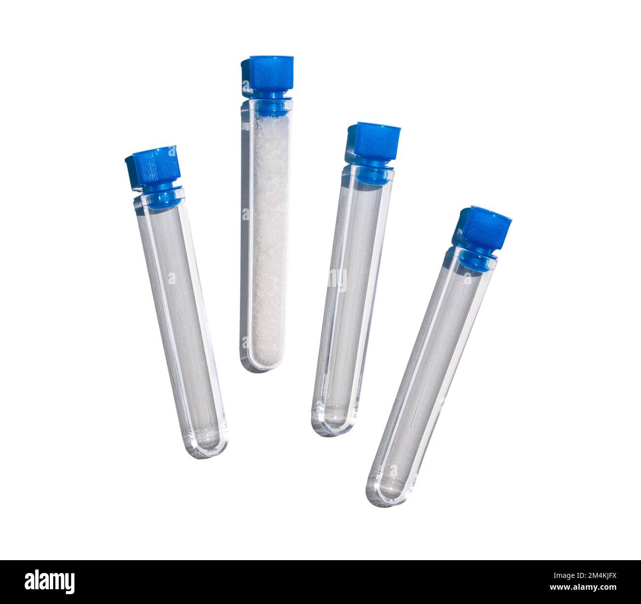 Sodium Hydroxide Pellets in test tube with plug cap. Chemicals ...