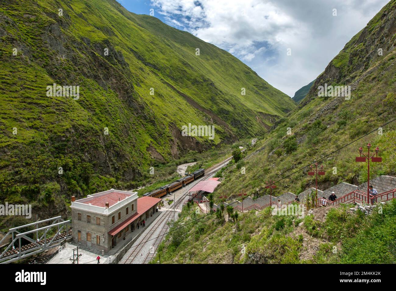The Sibambe Station which is the final destination of the Devil’s Nose ...