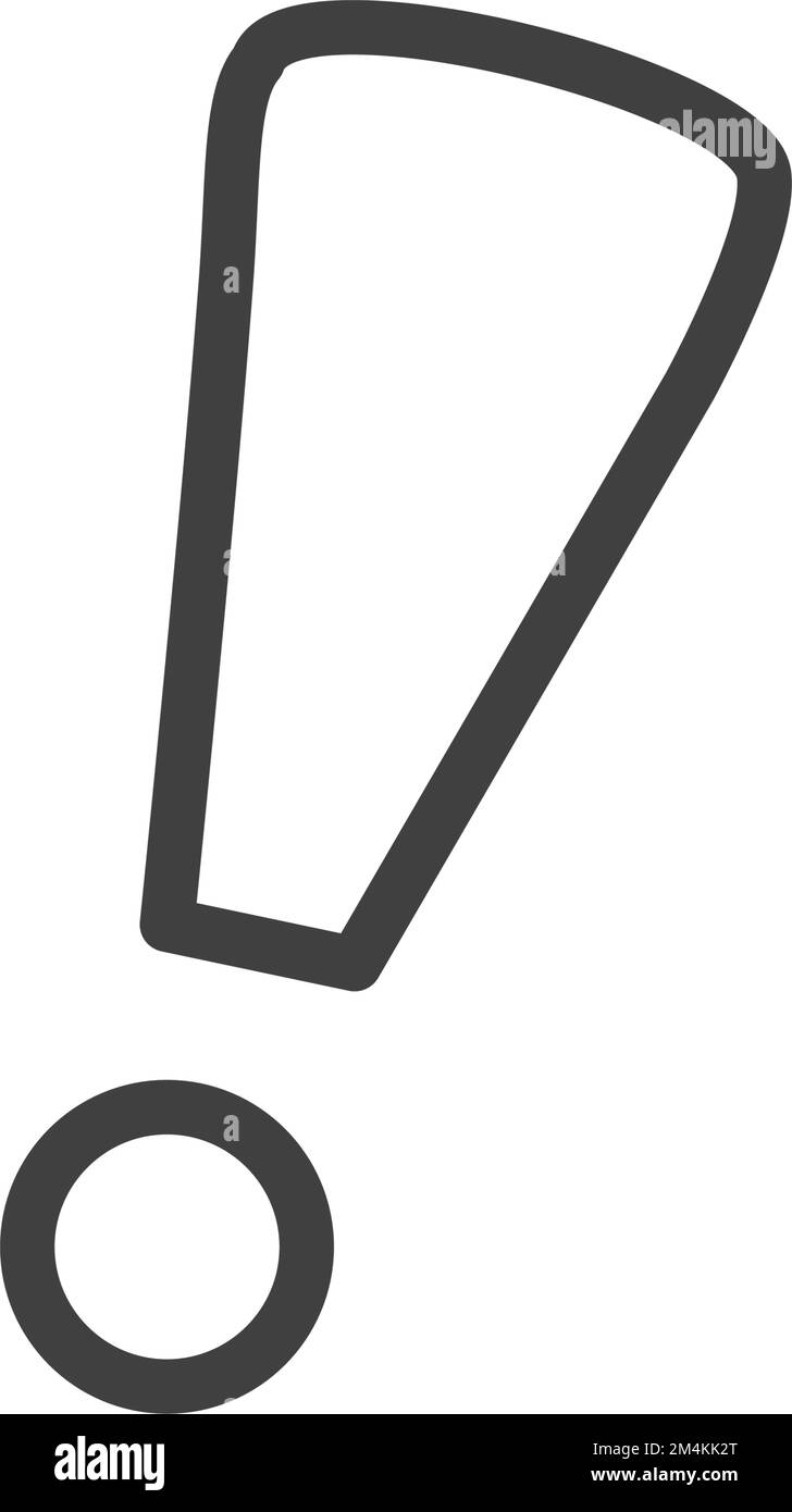 A vector illustration of an exclamation mark Stock Vector Image & Art ...