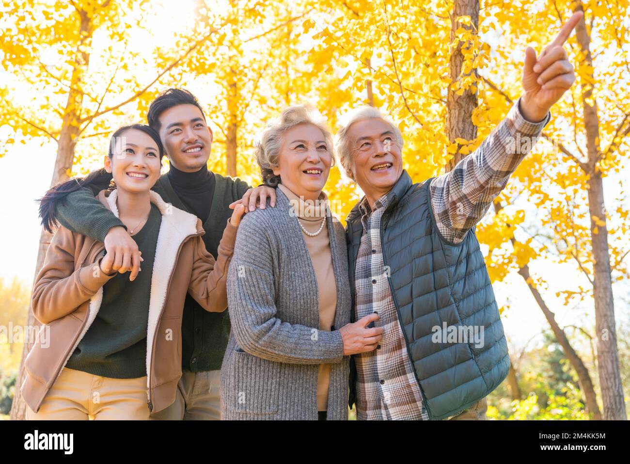 The happy family Stock Photo - Alamy