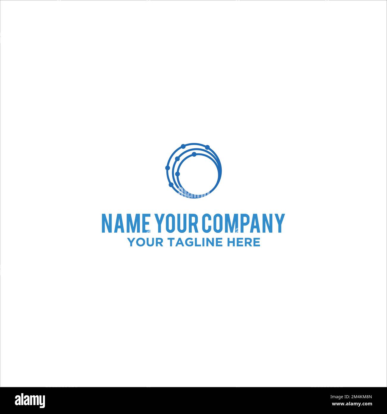 A beautiful round shape logo design for company use Stock Vector Image ...