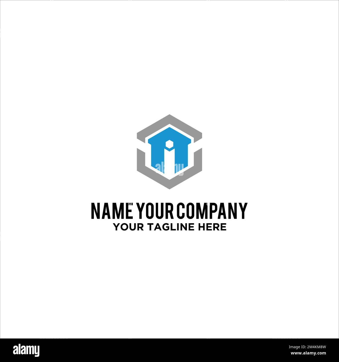 An abstract logo design for company use isolated on white background ...