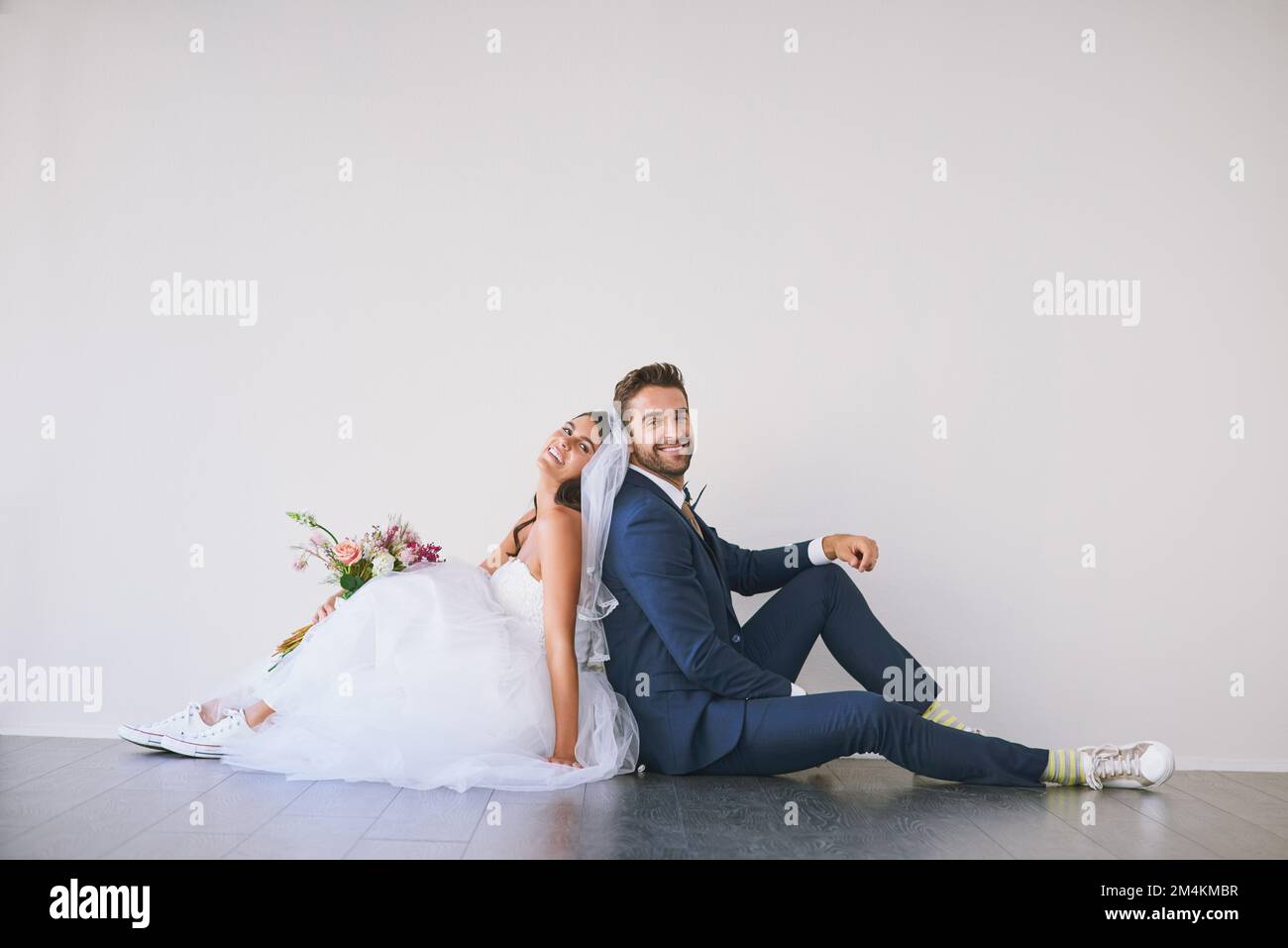 When you find someone to settle down with. Studio shot of a newly ...