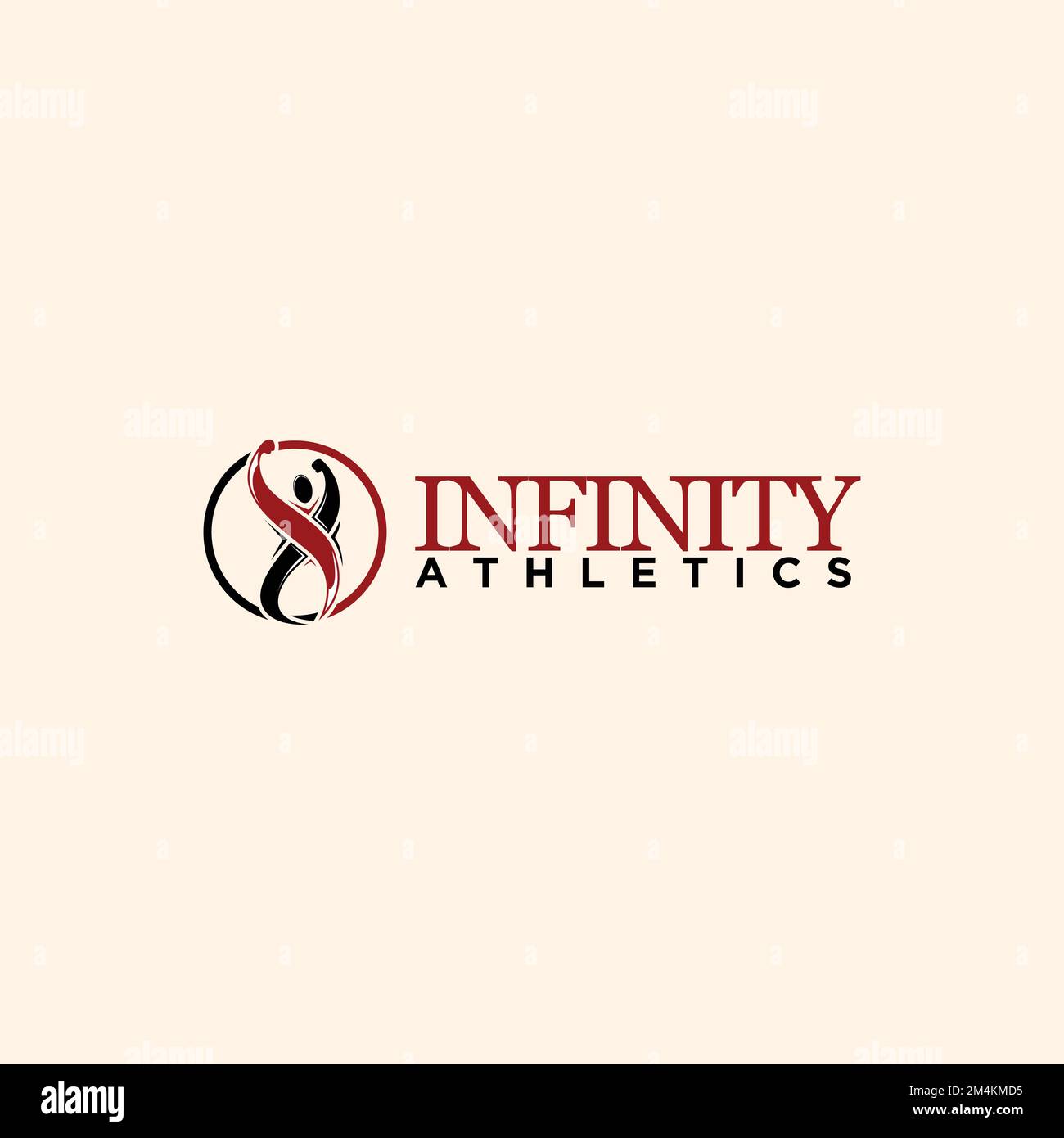 A beautiful logo design with a lettering infinity athletics for sport ...