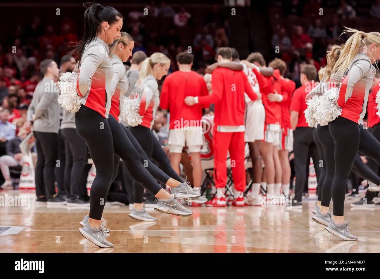 Columbus, Ohio, USA. 21st Dec, 2022. The Ohio State Buckeyes Dance Team ...
