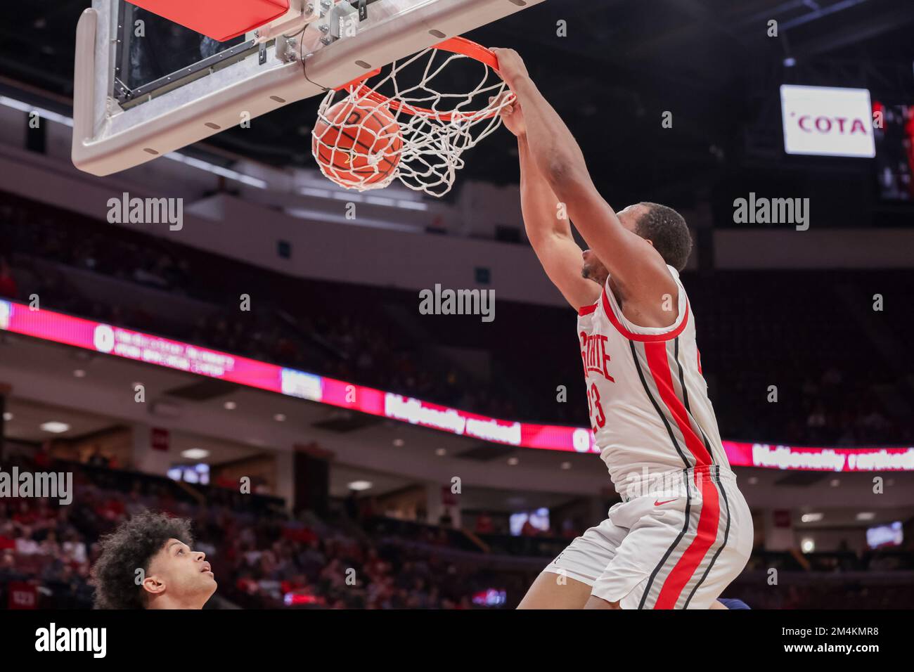 Columbus, Ohio, USA. 21st Dec, 2022. Ohio State Buckeyes guard Zed Key ...