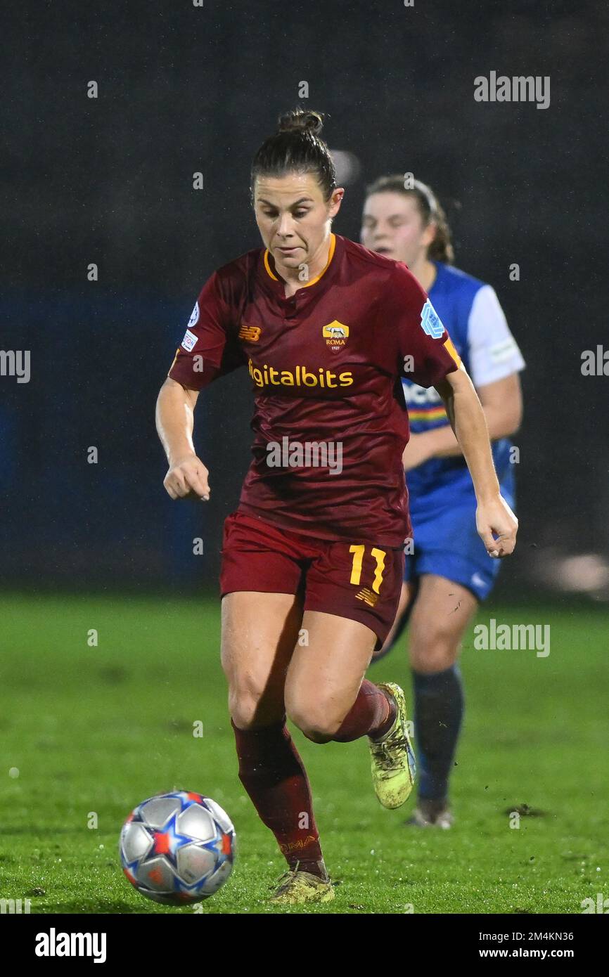 Emilie Bosshard Haavi of A.S. Roma during the fifth day of the group ...