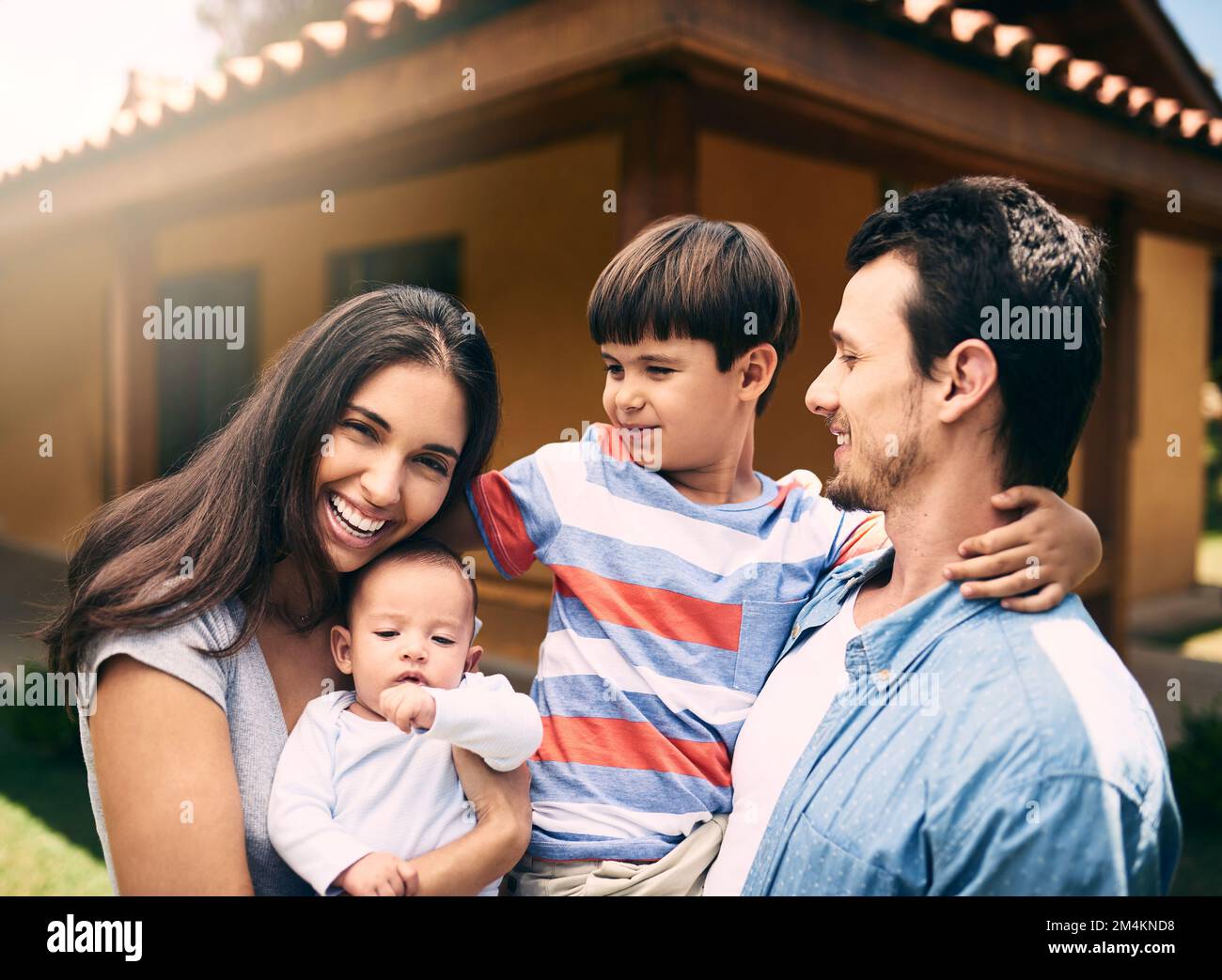 These three people make my world go round. an affectionate young family ...