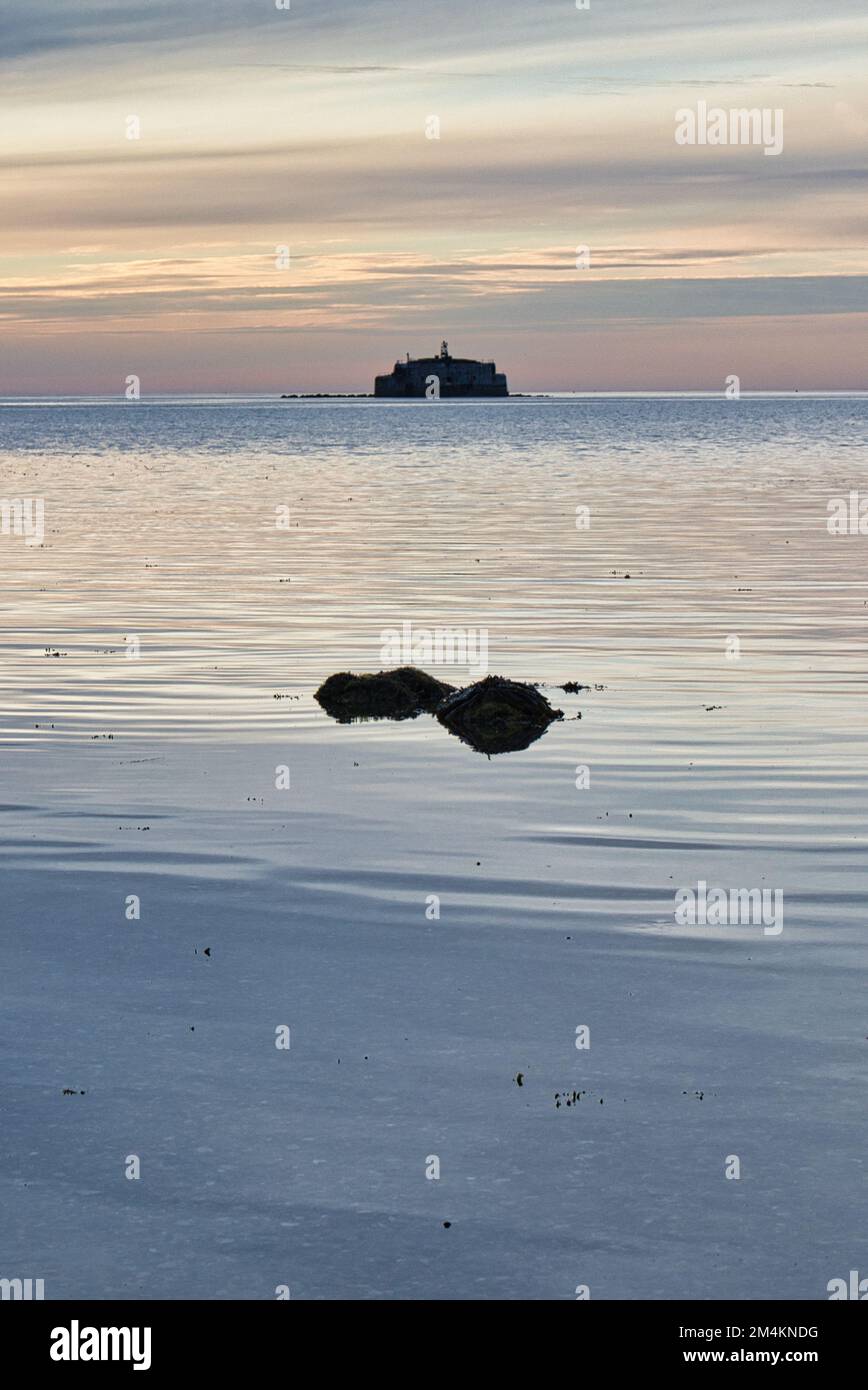 A landscape in St. Helens beach, Isle of Wight Stock Photo - Alamy