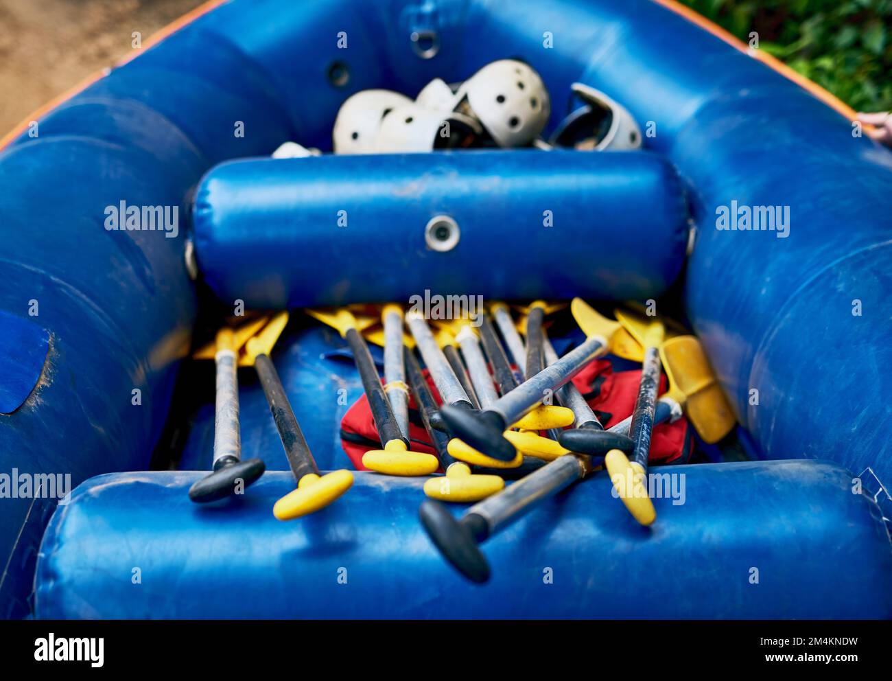 We have all we need to get started. a a bunch of river rafting ...