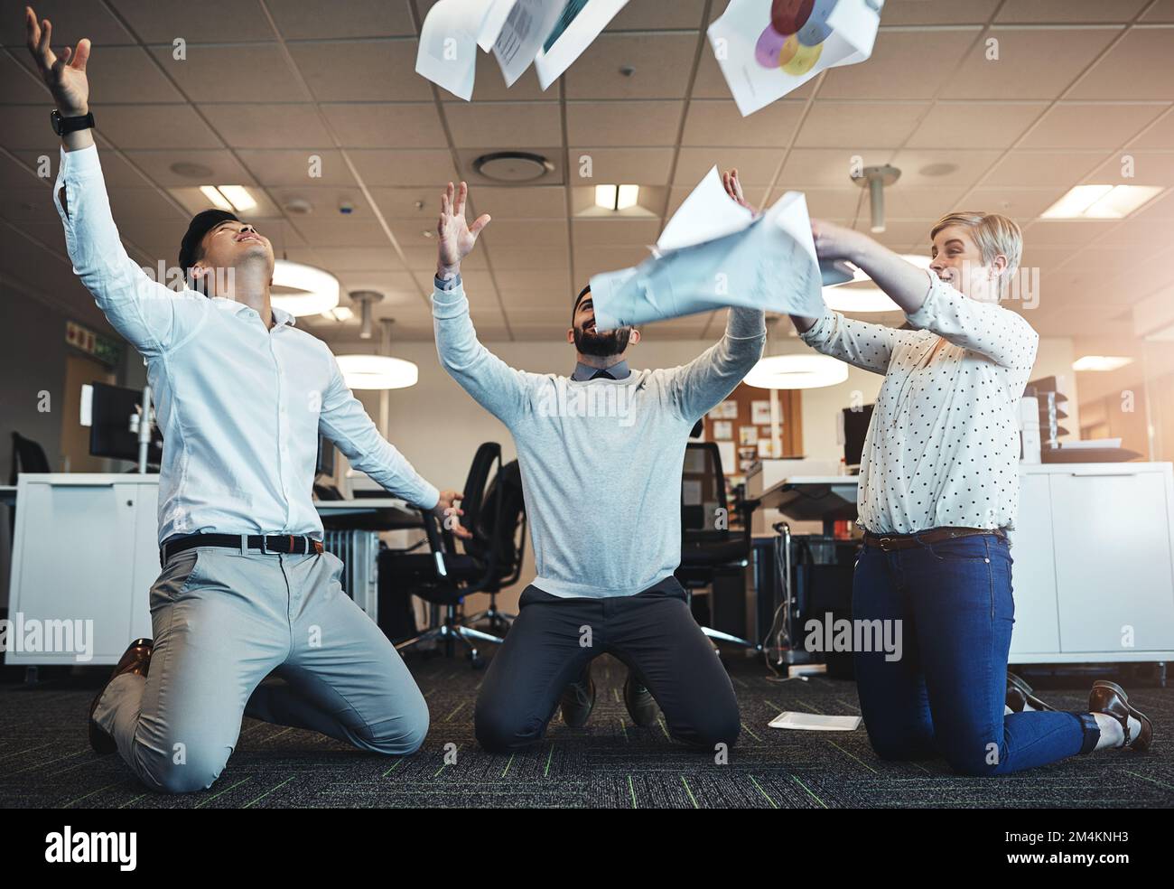 Finally done with this project, now to celebrate. businesspeople ...