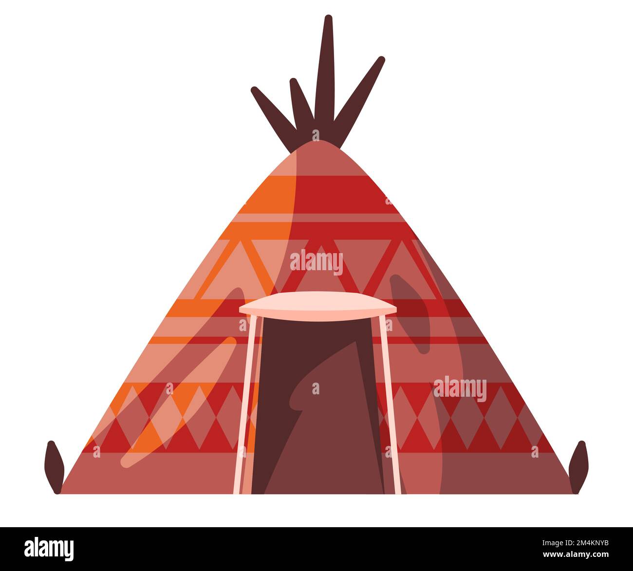 Indian camp america hi-res stock photography and images - Alamy
