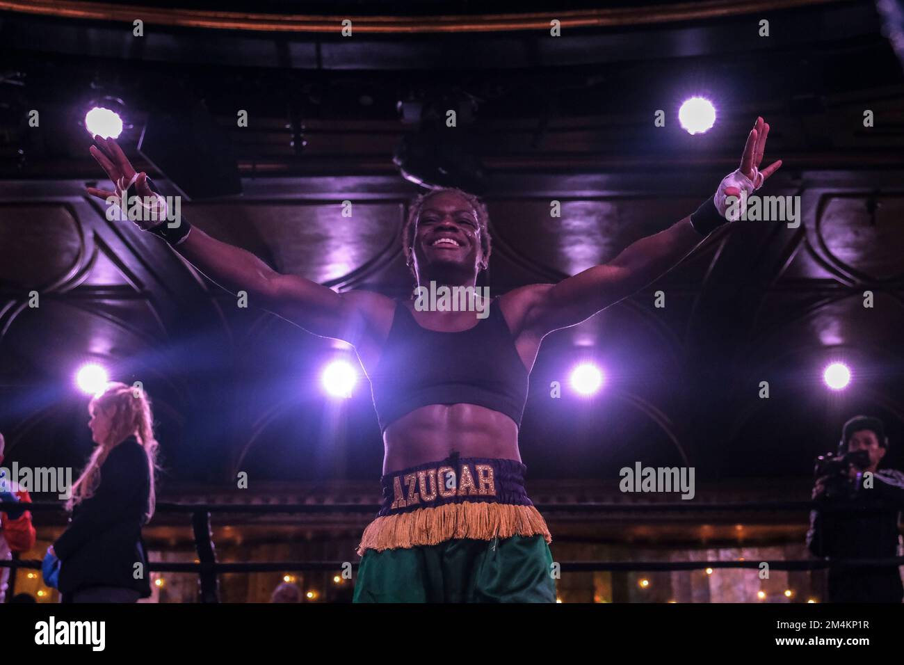 Green boxing shorts hi-res stock photography and images - Alamy