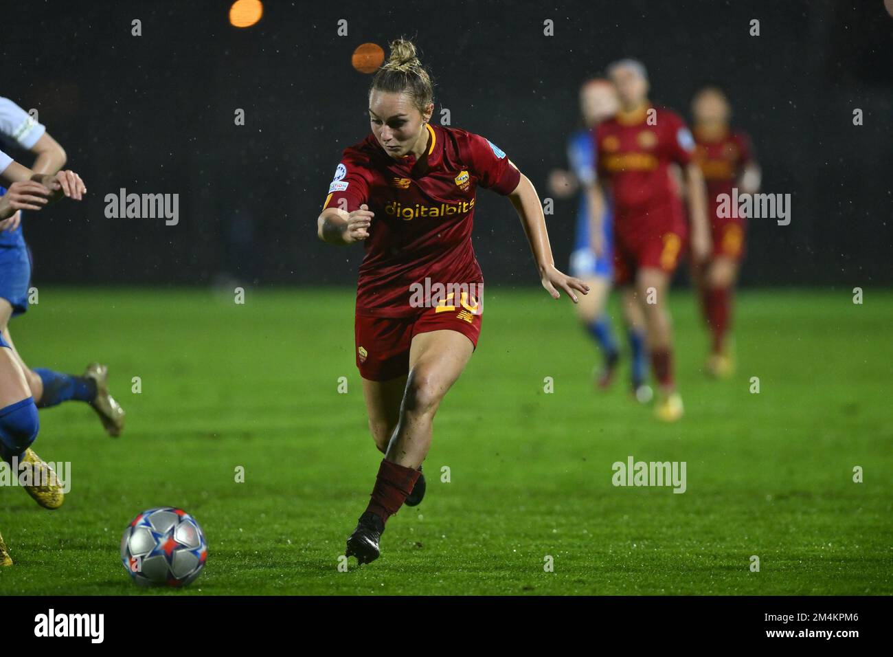Giada Greggi of AS Roma Women during the fifth day of the group stage ...