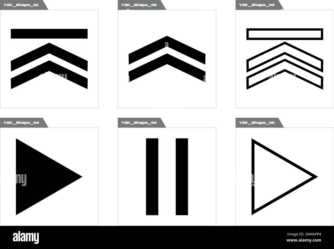 Brutalism shapes. Extraordinary Graphic Assets. Elements for graphic ...