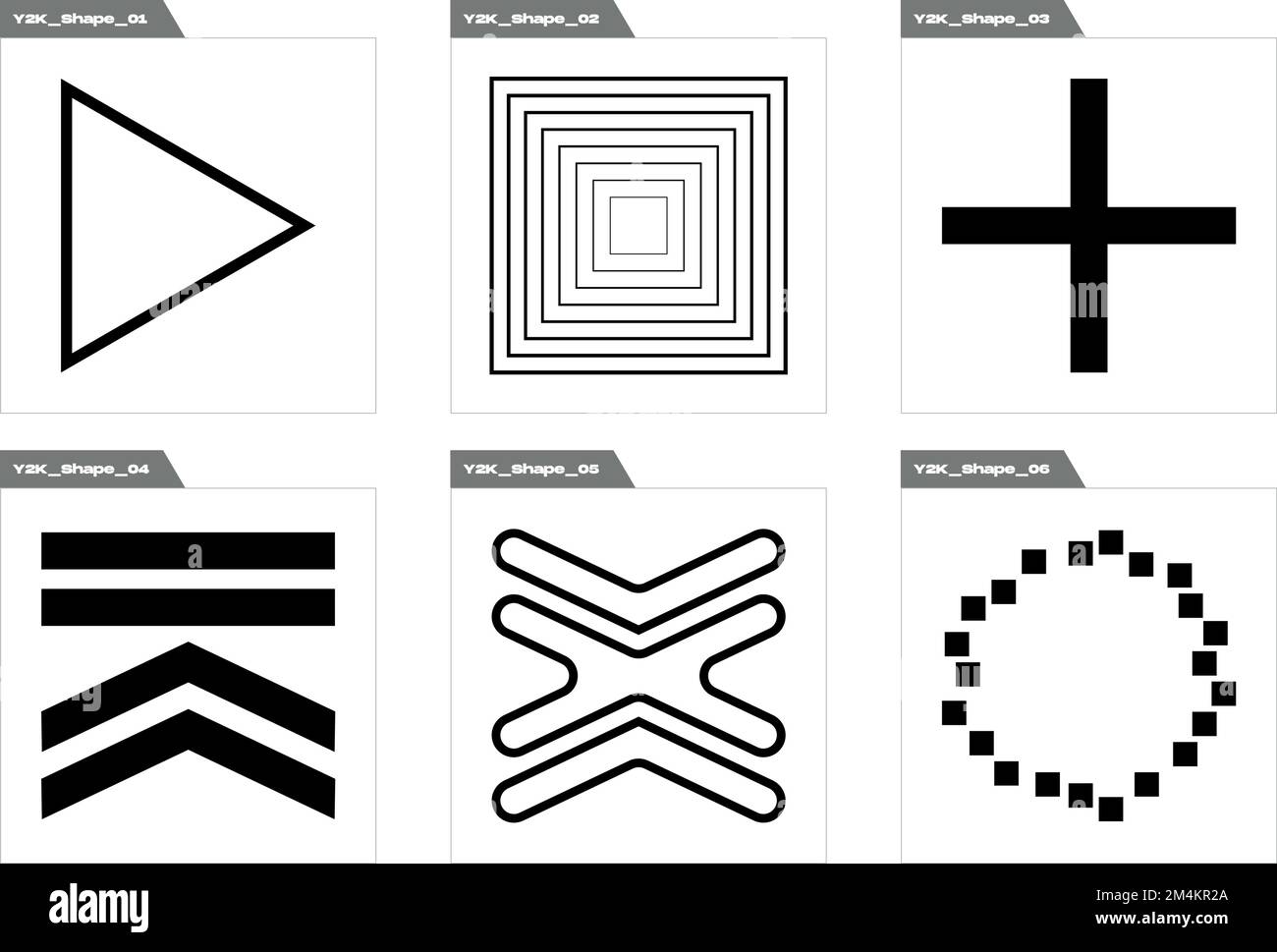 Retro futuristic elements for design. Large set of retro objects for ...