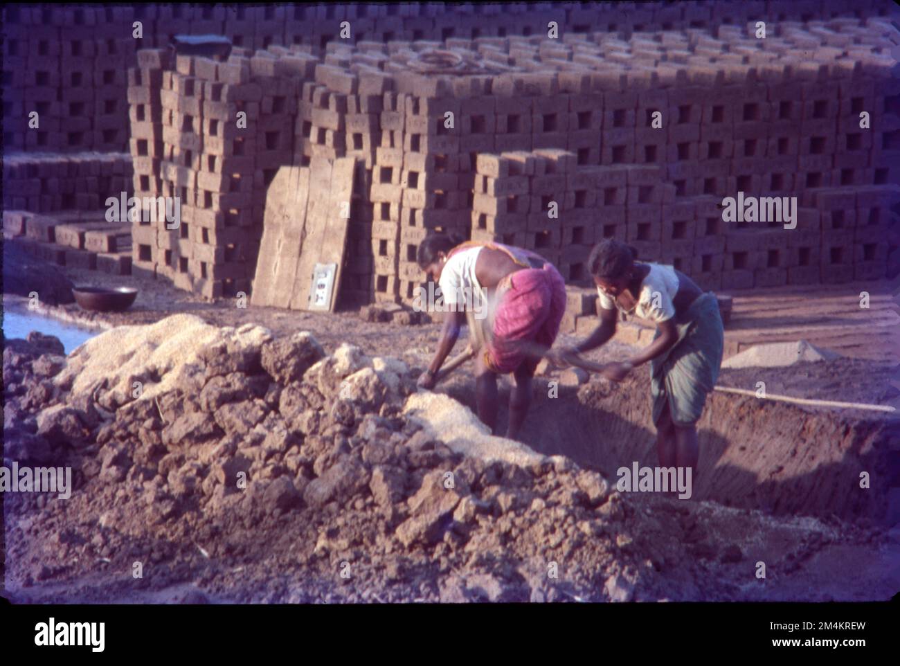 The brick making process involves the following steps:- Preparing clay ...