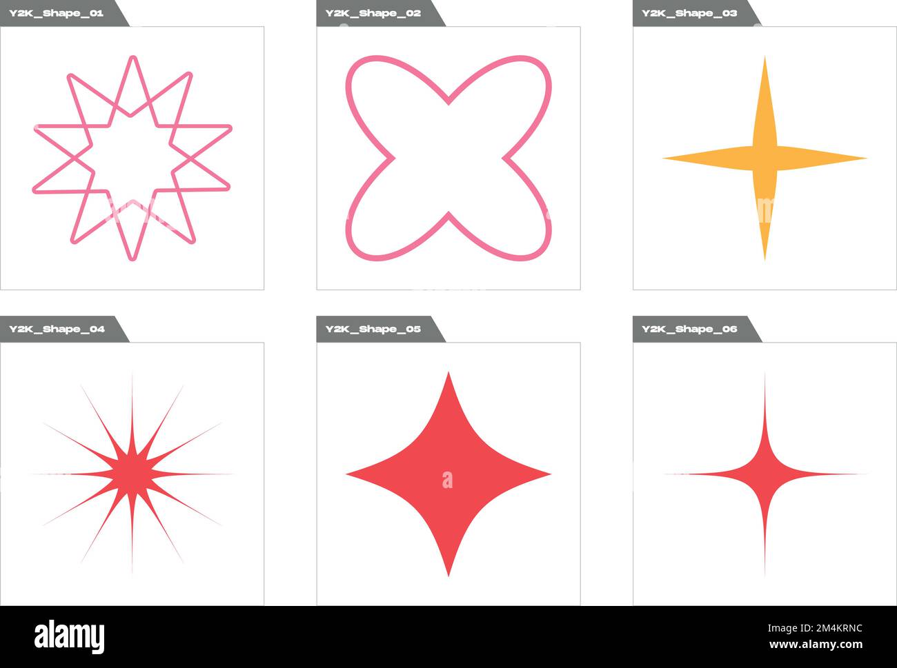 Vector Graphic Assets Set. Big collection of abstract graphic geometric ...