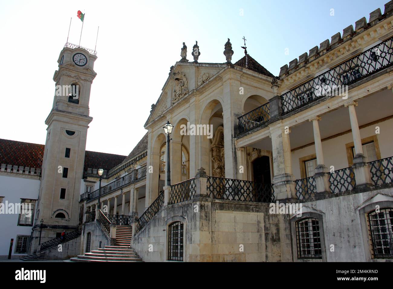 Via Latina, iconic Baroque building in Patio das Escolas, of the ...