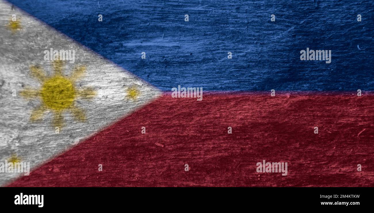 Philippine flag texture as background Stock Photo - Alamy