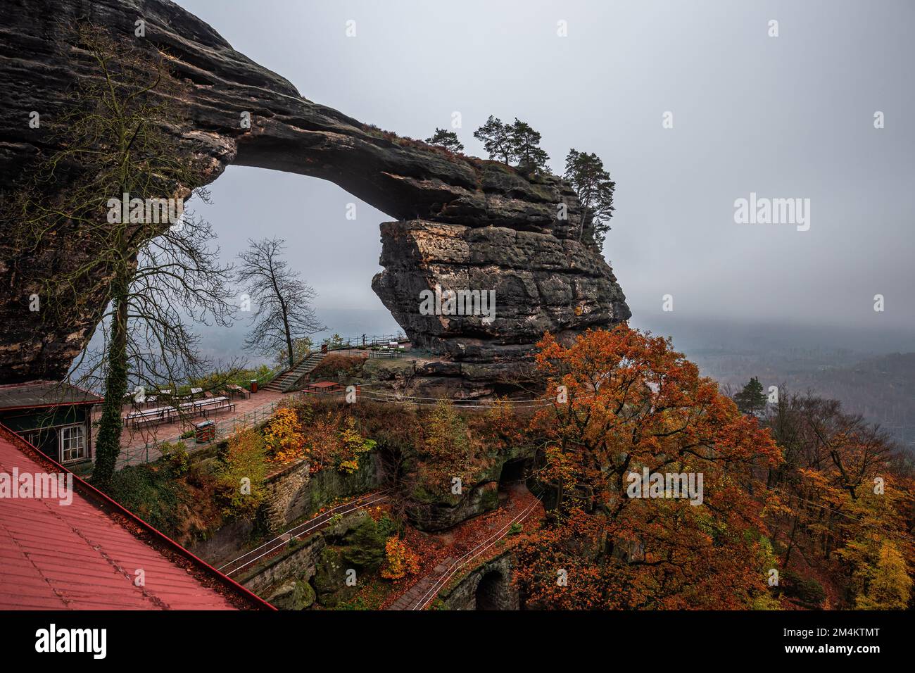 Hrensko, Czech Republic - The famous Pravcice Brana (Pravcicka Gate) in ...