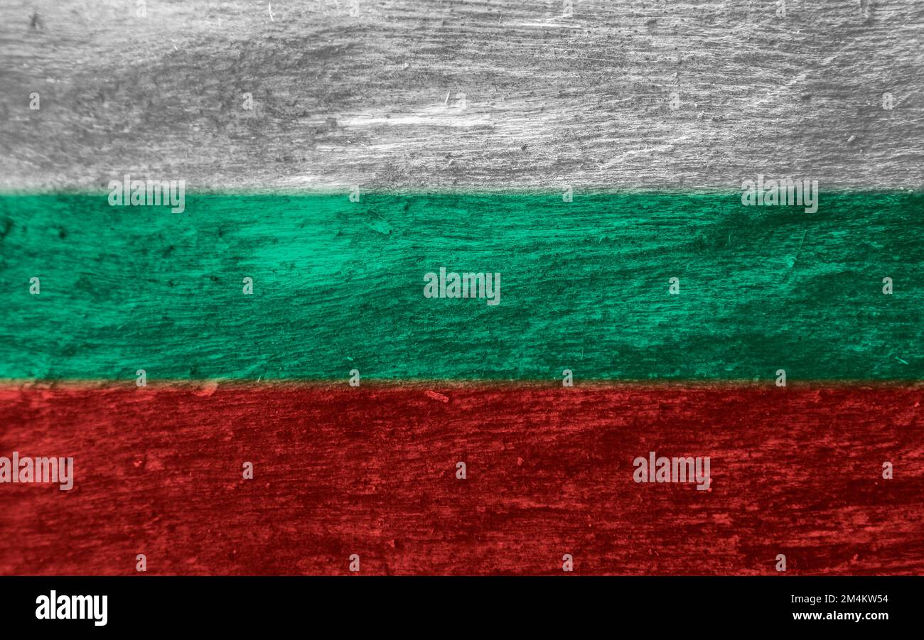 Bulgarian flag texture as background Stock Photo - Alamy